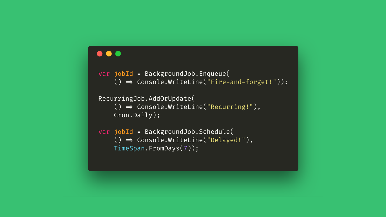 Hangfire - BuiltWithDot.Net