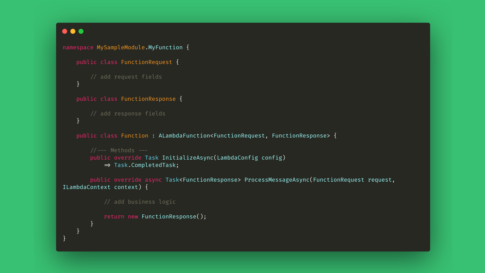 λ# - Serverless .NET on AWS - BuiltWithDot.Net